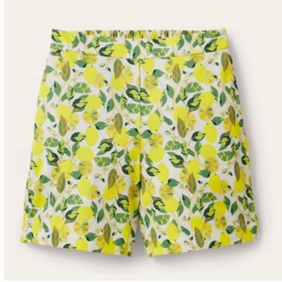 Boden | Shorts | Boden Lemon Print Pullon Short 618 | Poshmark